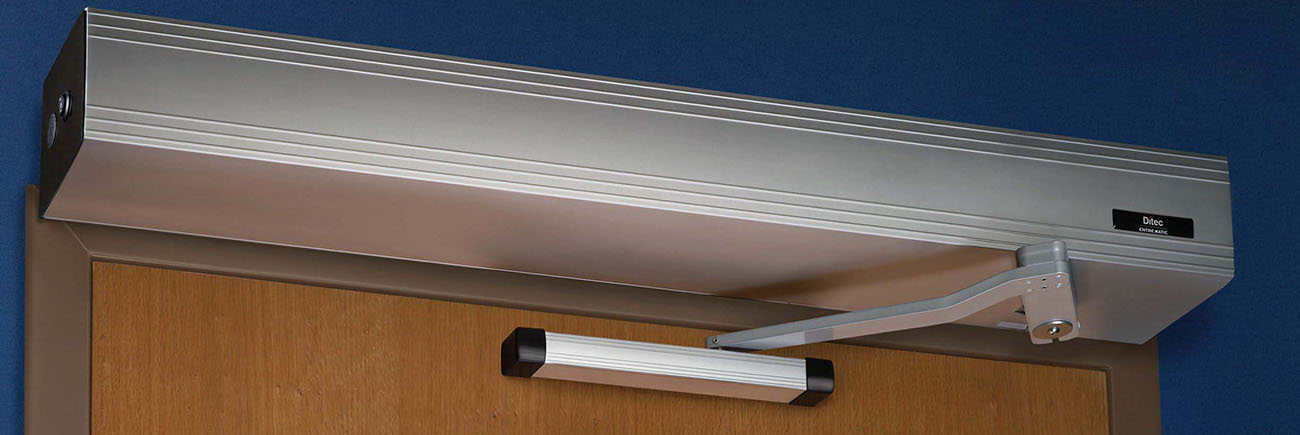 Automatic door opener Toronto | Universal Washroom installers